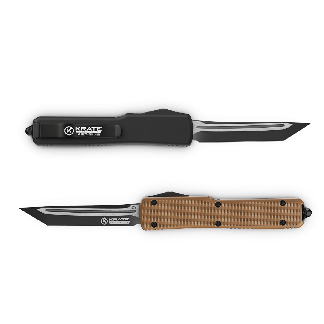 Sandstorm OTF Knife – Krate Tactical